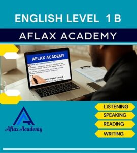 English Level 1 B – Aflax Academy